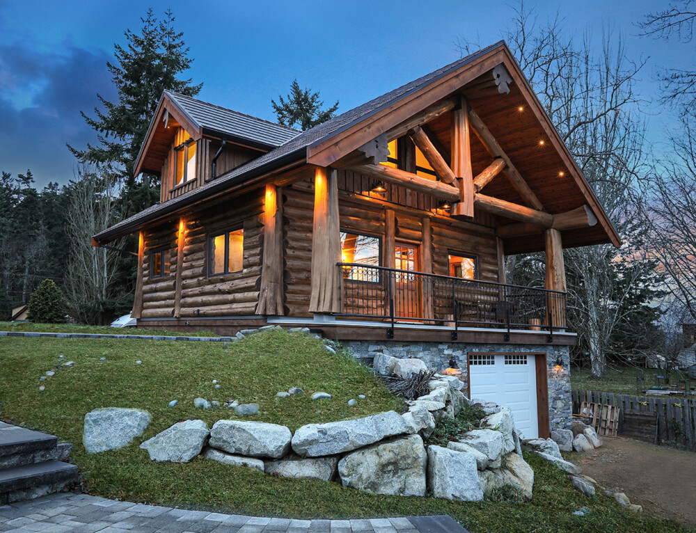 Big Rock Log Home Design | Streamline Design