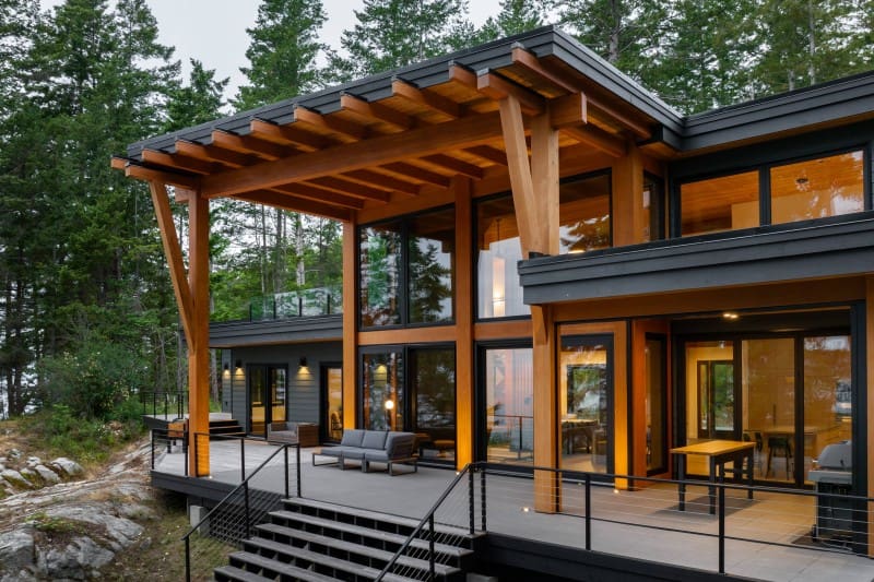 The Modern West Coast Timber Frame Design - Streamline Design